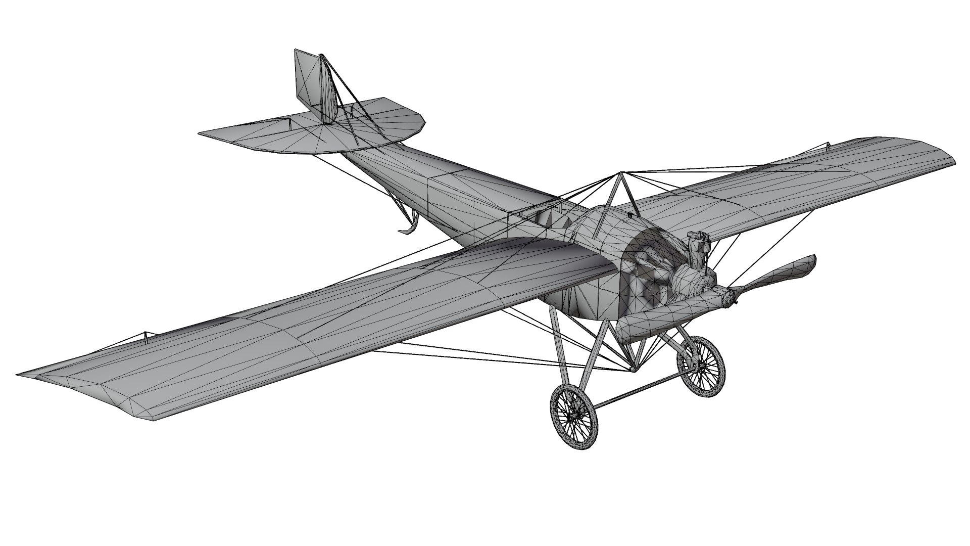 3D Eastbourne Mono Plane - TurboSquid 2240063