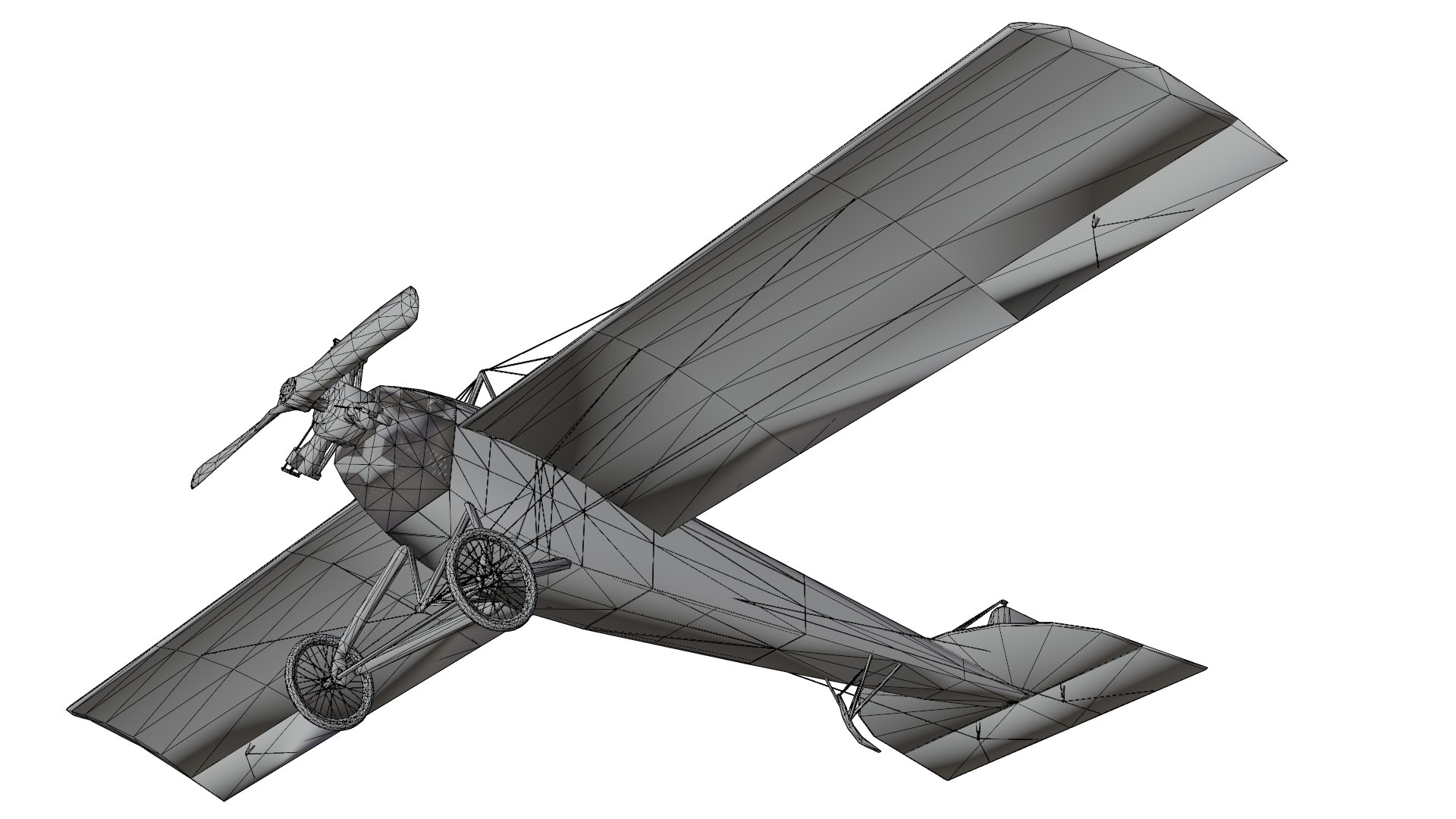 3D Eastbourne Mono Plane - TurboSquid 2240063