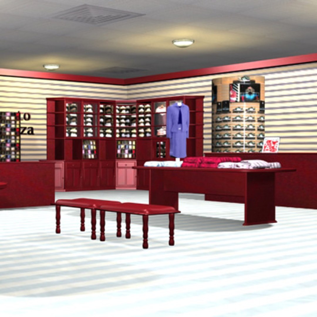 Scene Departmental Store - 3d Model