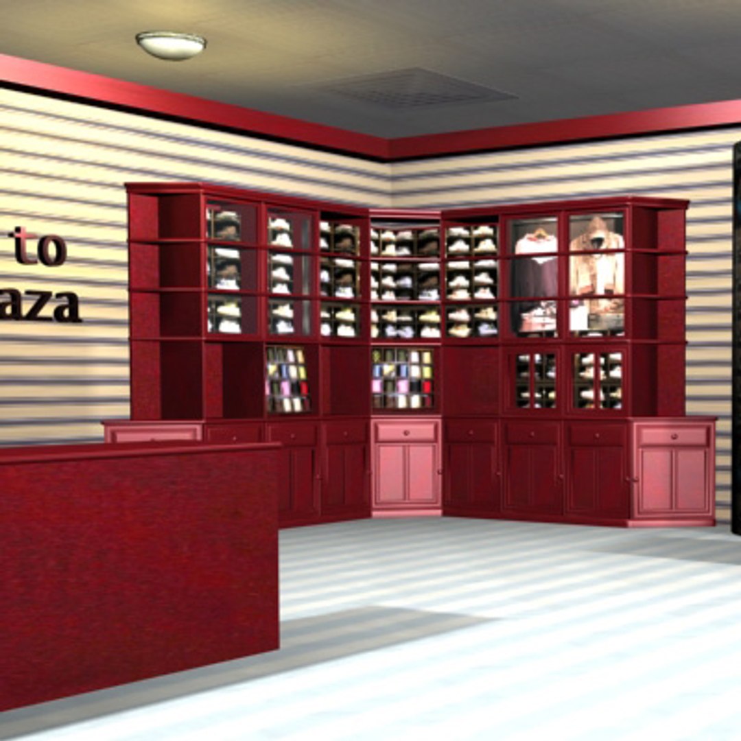 Scene Departmental Store - 3d Model