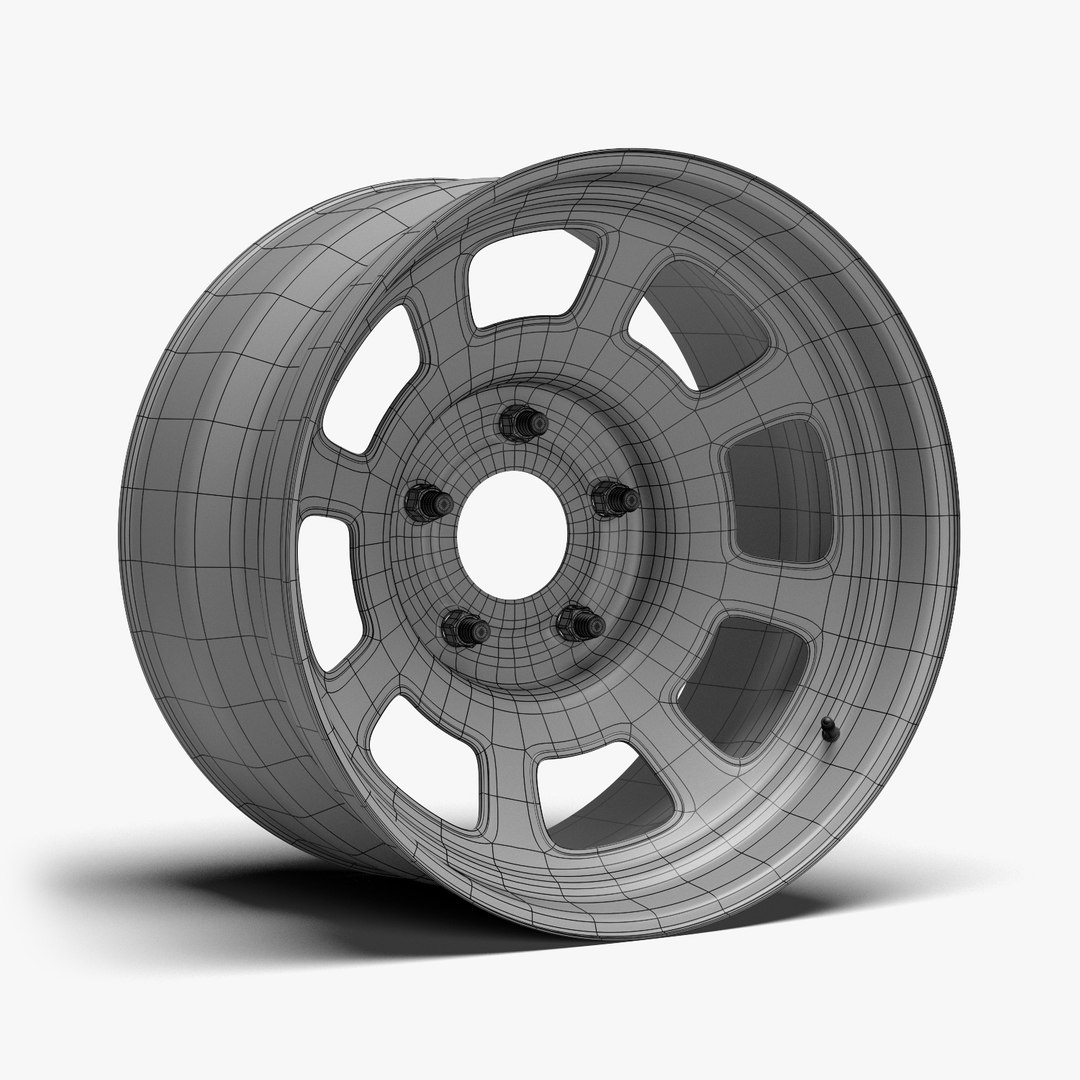 Stock Car Wheel 3D Model - TurboSquid 1337081