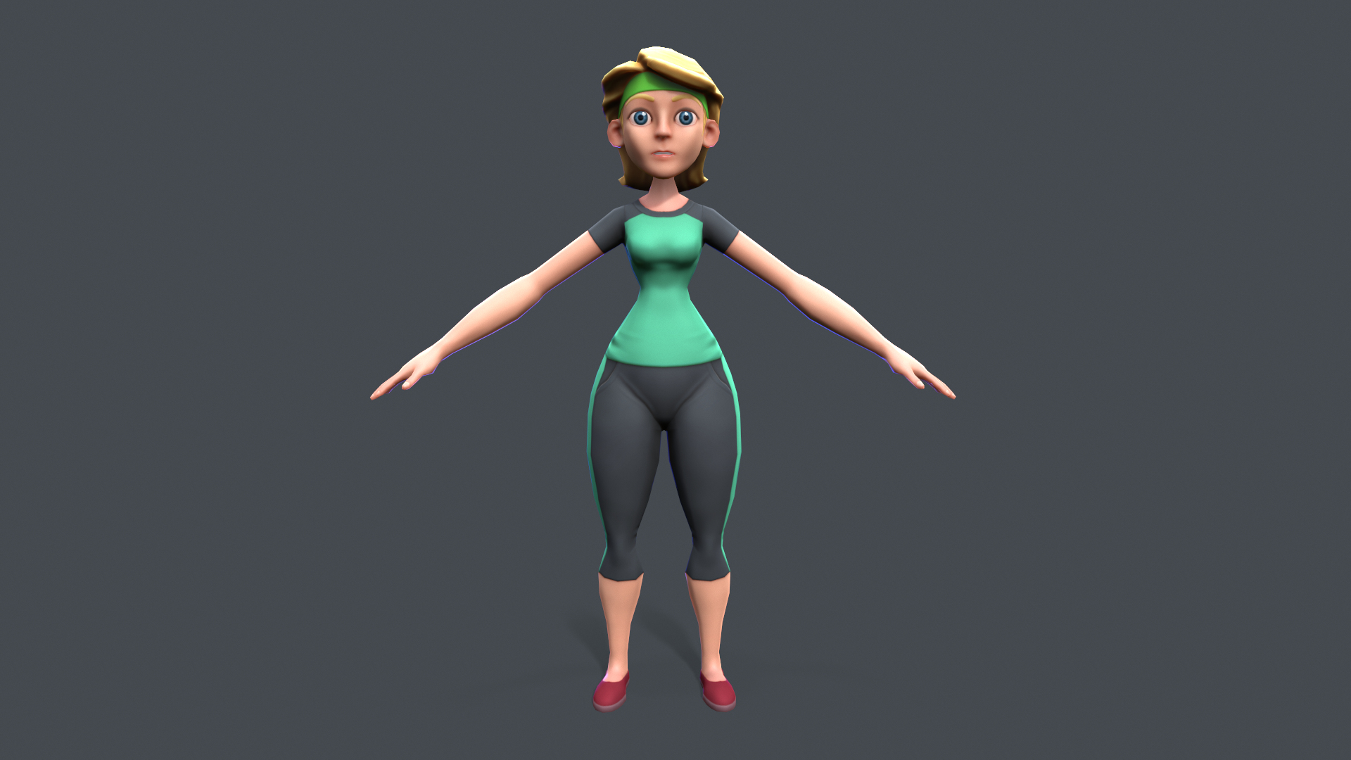Stylized Sportish Mom 3D - TurboSquid 1874233
