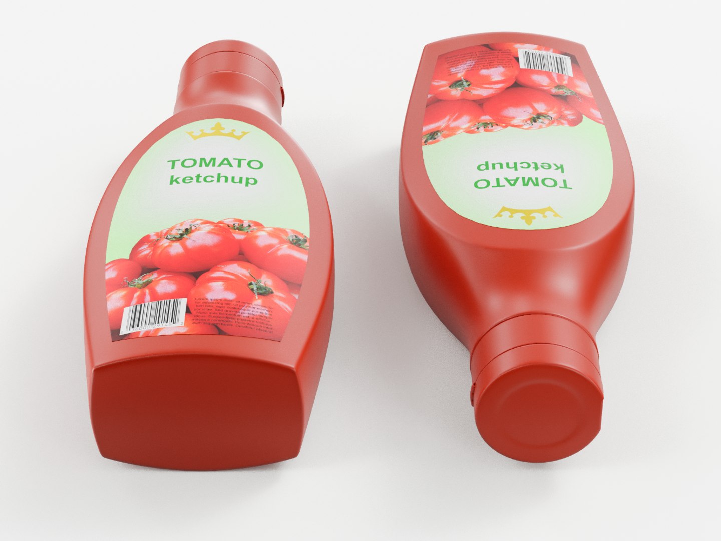 Plastic Ketchup Bottle 3D Model - TurboSquid 1215424