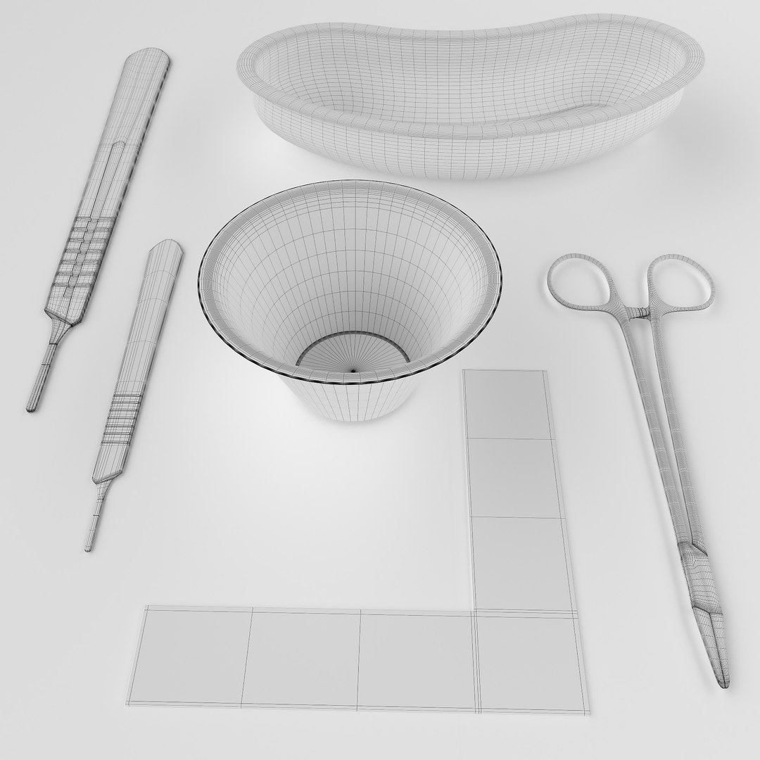 Surgical Instruments Set 3D Model - TurboSquid 1985530