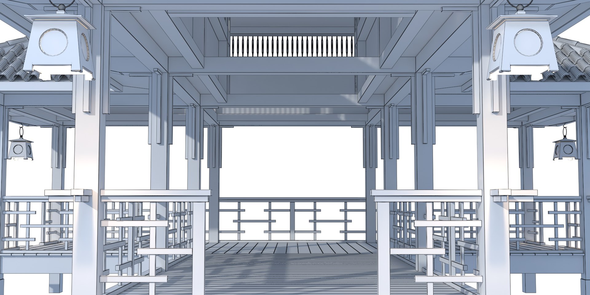 Traditional Tea House Model - TurboSquid 1548592