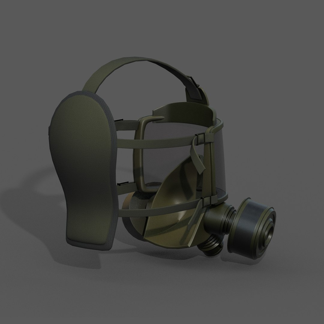 Gas Mask 3D Model - TurboSquid 1570470