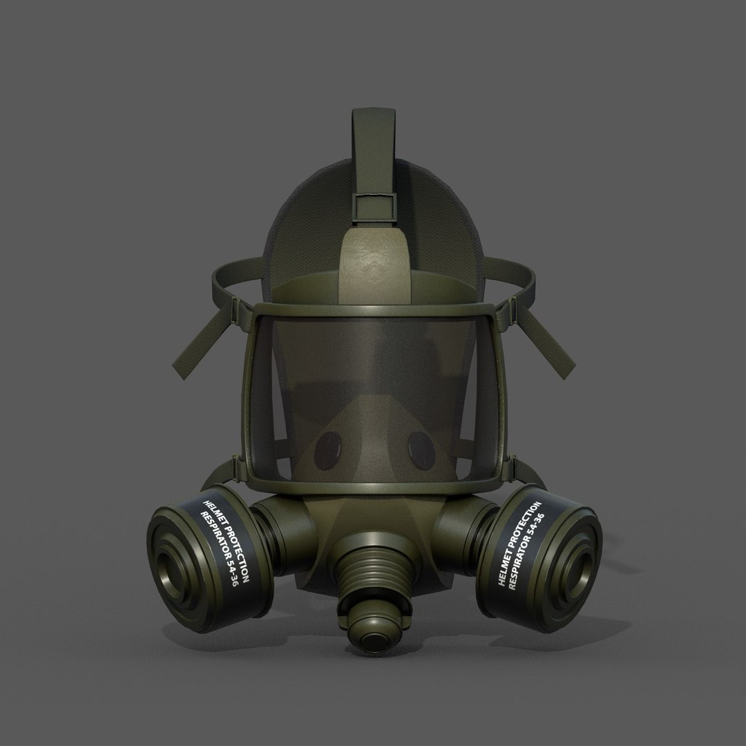 Gas Mask 3D Model - TurboSquid 1570470