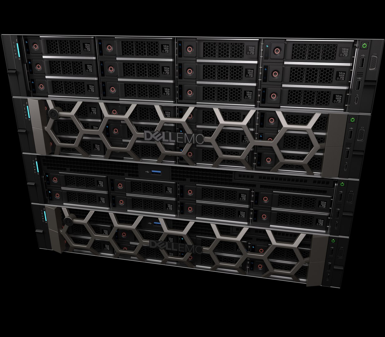 Data Server and Network Rack 3D - TurboSquid 2063804