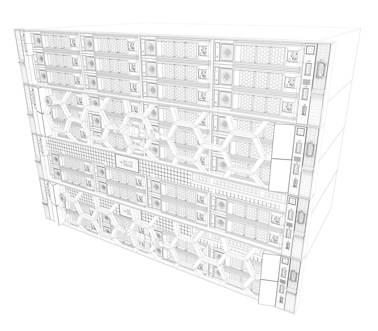 Data Server and Network Rack 3D - TurboSquid 2063804