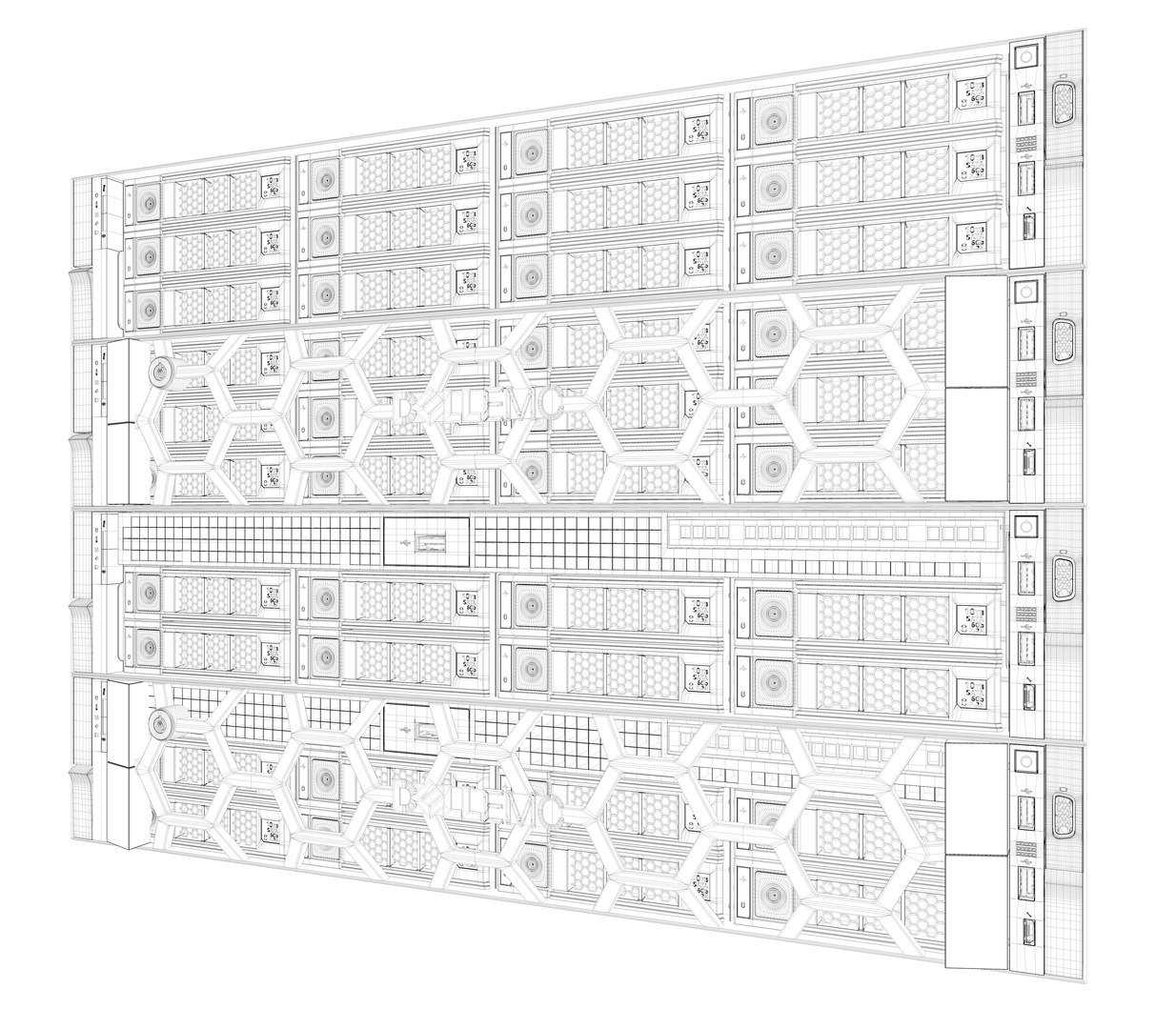 Data Server and Network Rack 3D - TurboSquid 2063804