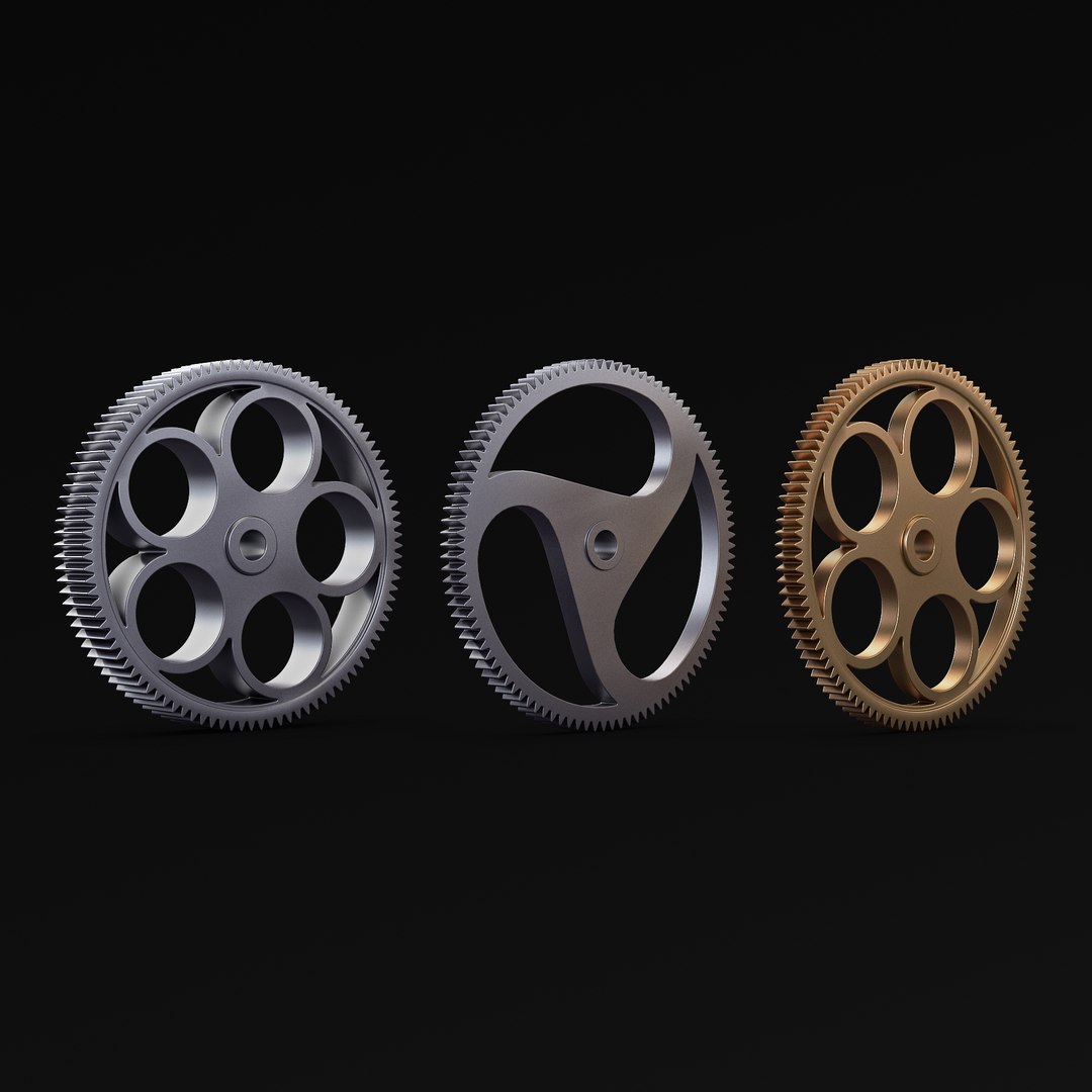 3D Model Gears Set V 3 - TurboSquid 1886794