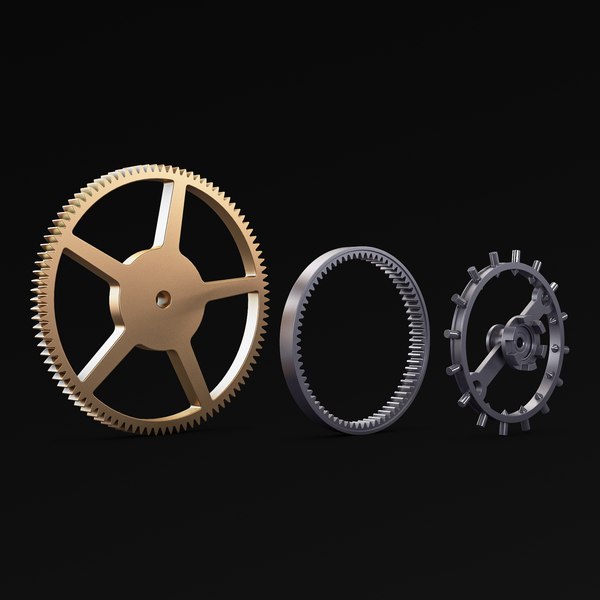 3D model Gears Set v 3 - TurboSquid 1886794