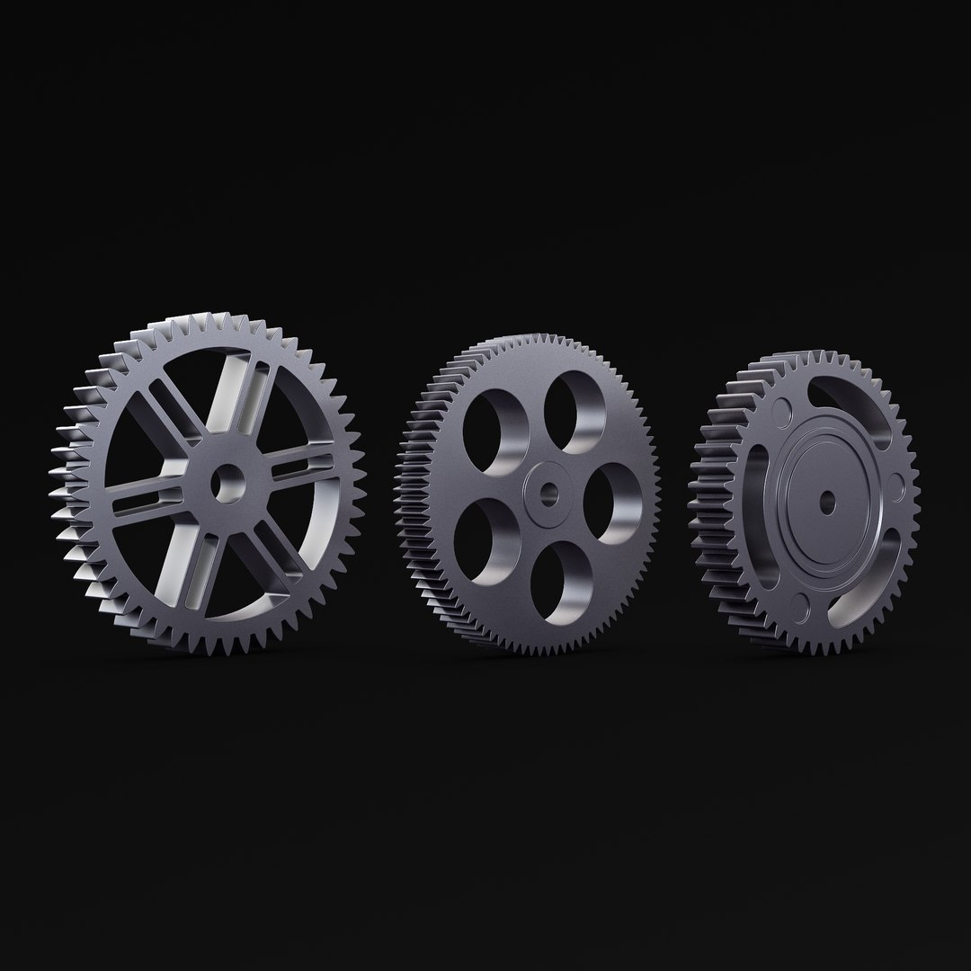 3D Model Gears Set V 3 - TurboSquid 1886794