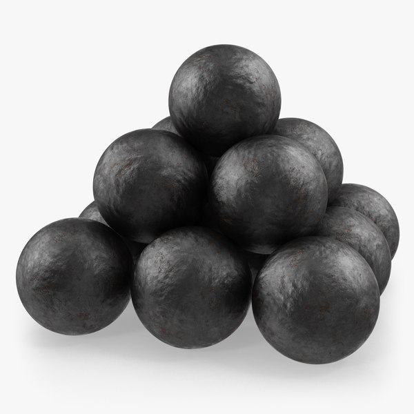 Old ship cannon balls 3D - TurboSquid 1303464