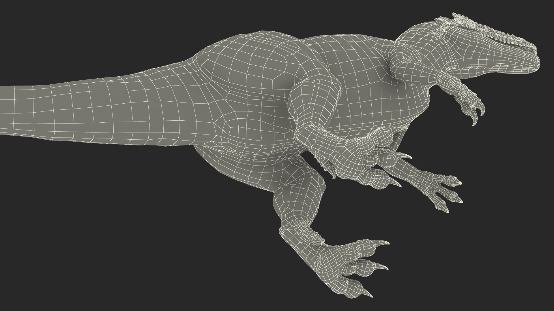 3D Allosaurus Yellow Coloring Rigged model - TurboSquid 2159224