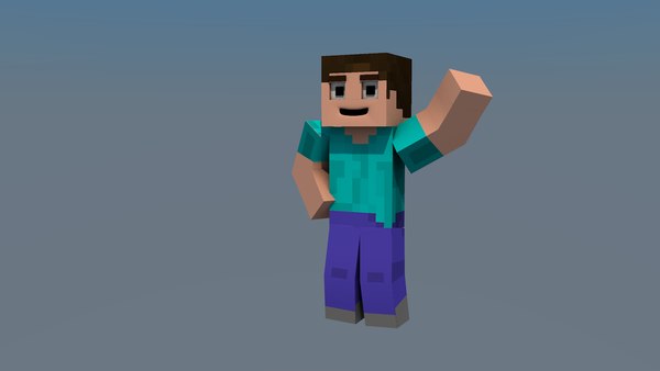 Rigged Minecraft Cinema 4D Models for Download | TurboSquid