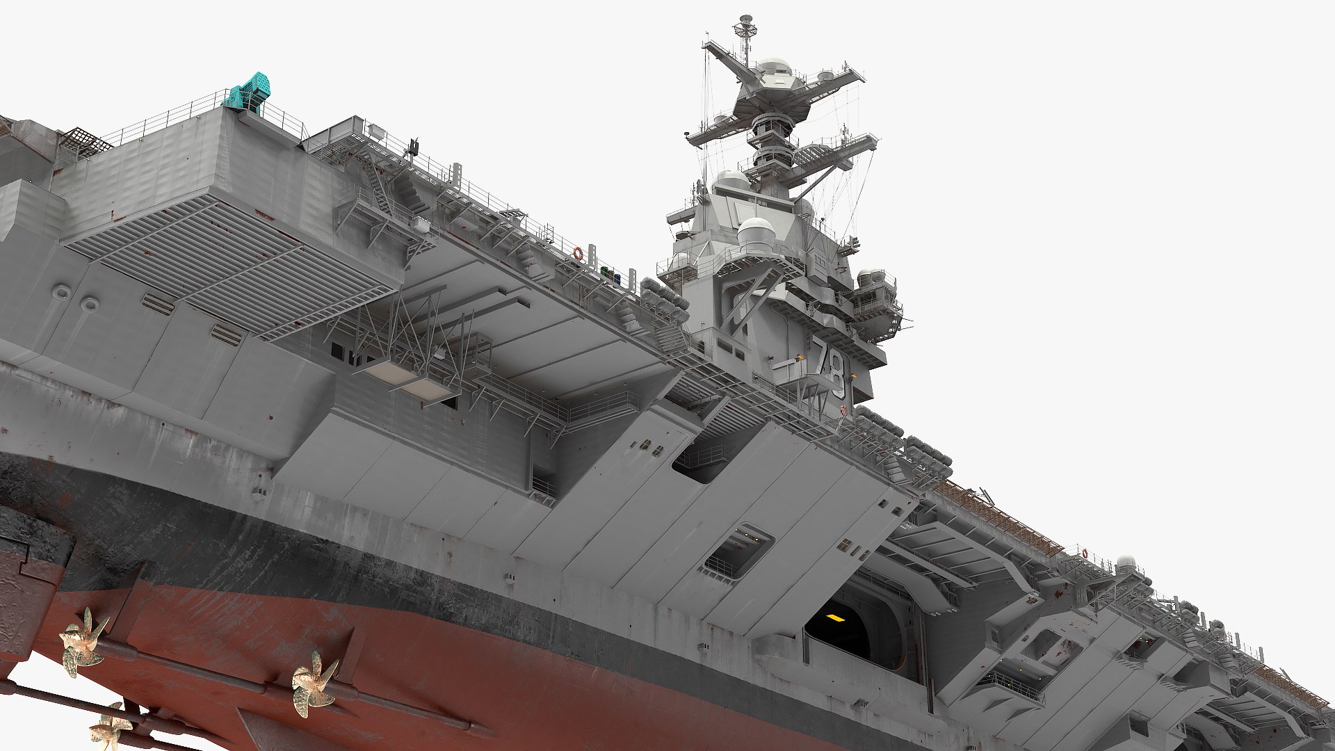 USS Gerald Ford CVN 78 model - TurboSquid 1778897