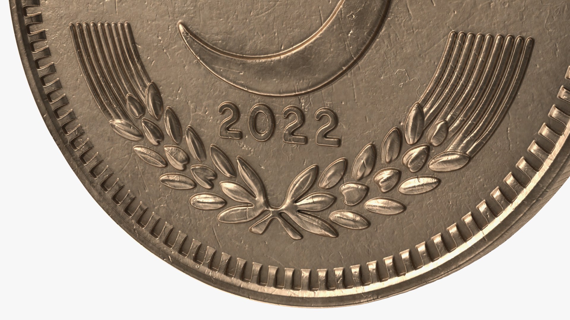 2 Pakistan Rupees Bronze Model - TurboSquid 1868002