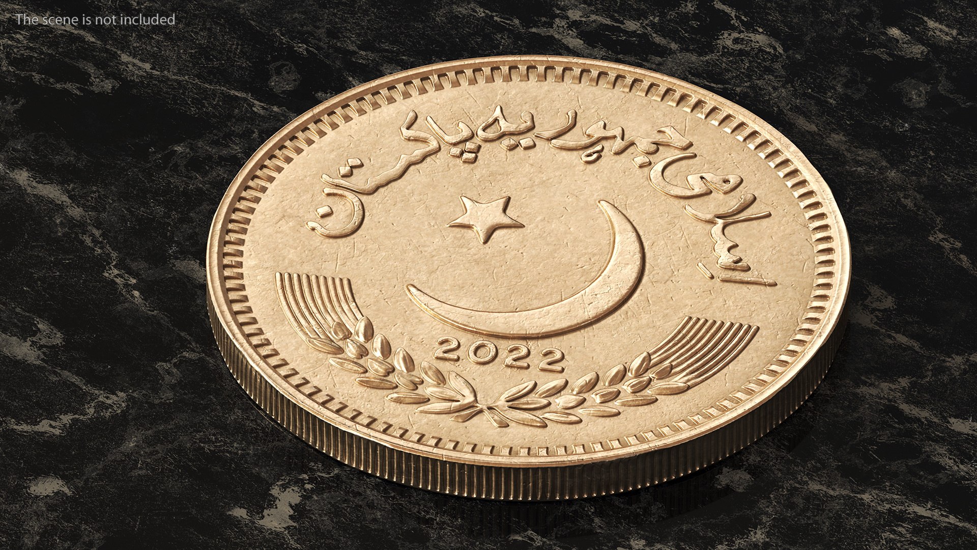 2 Pakistan Rupees Bronze Model - TurboSquid 1868002
