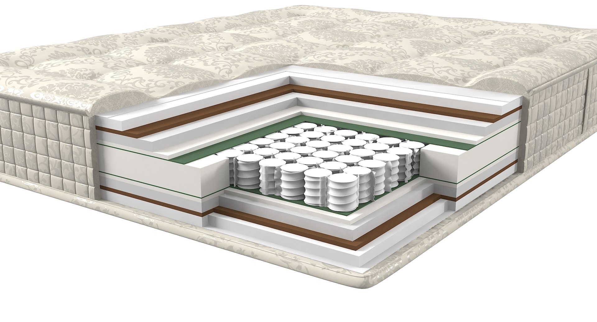 3D Model Mattress Structure Bed | 1148256 | TurboSquid