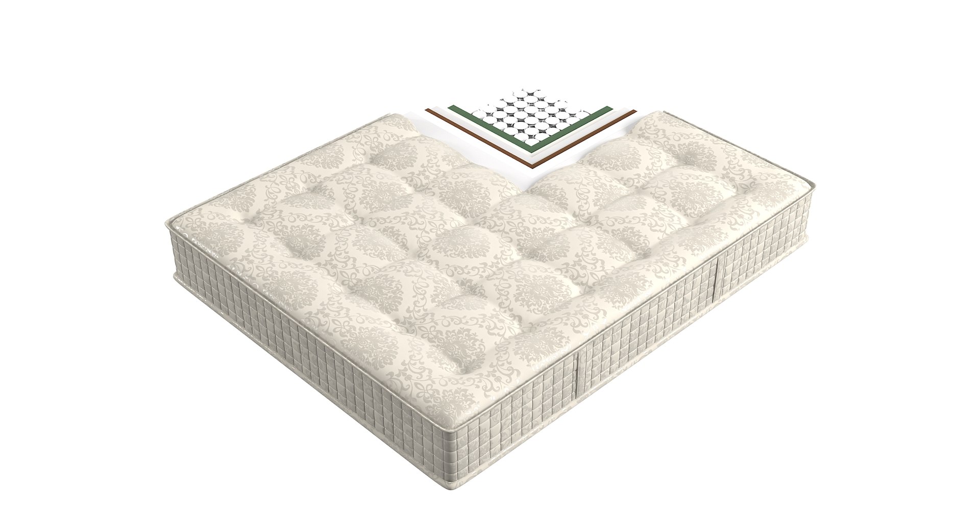 3D Model Mattress Structure Bed | 1148256 | TurboSquid