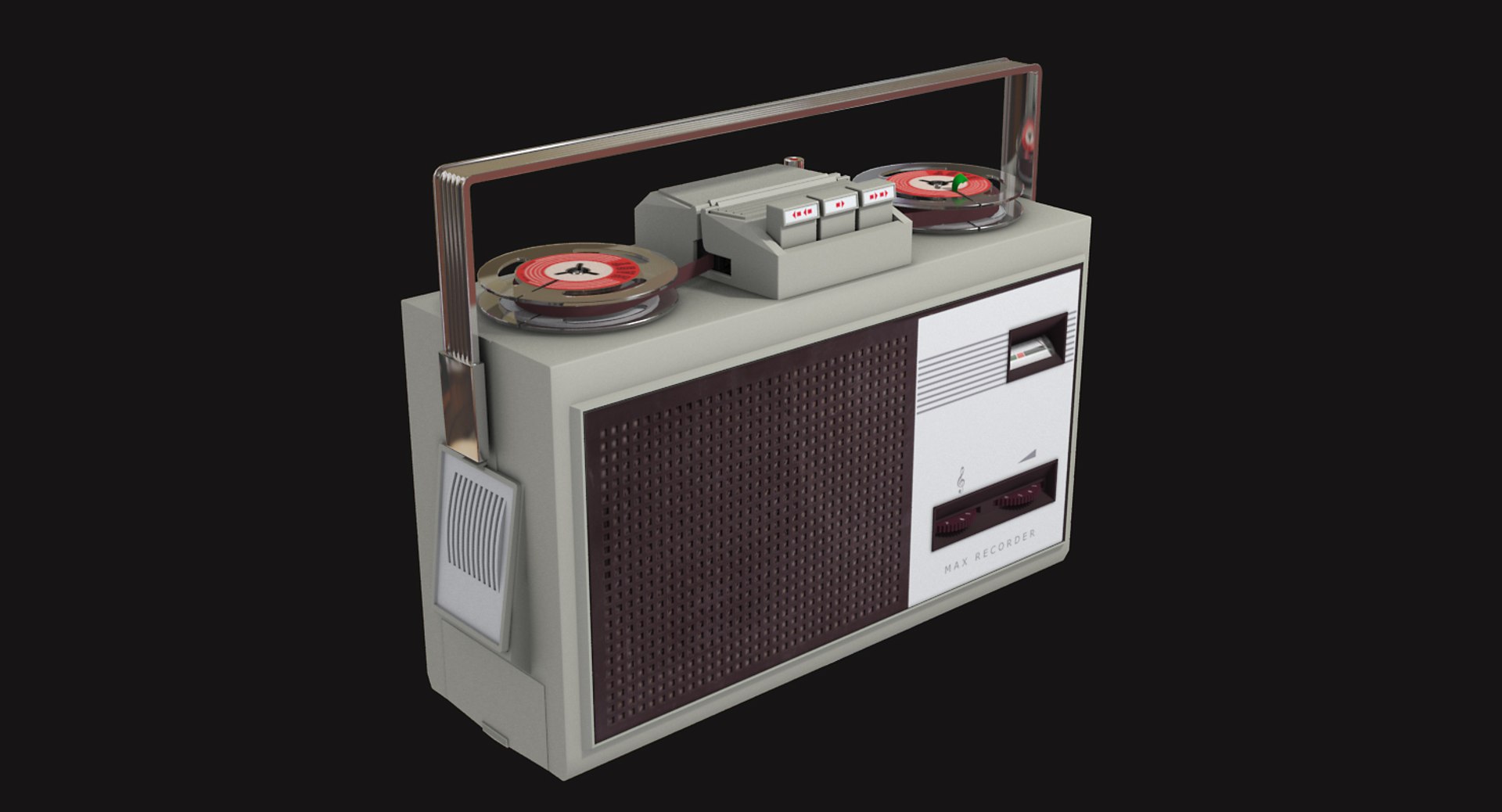 Tape Recorder 3D Model - TurboSquid 1274189