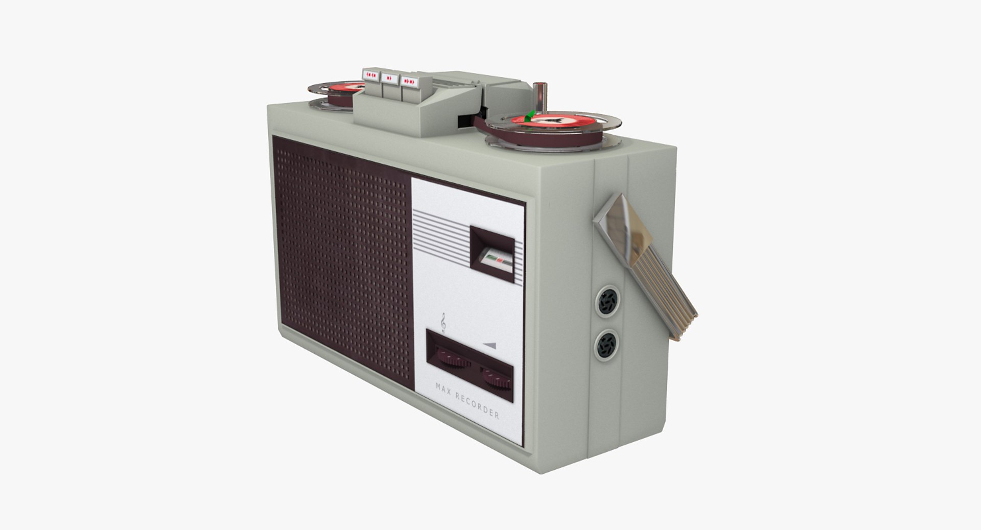 Tape Recorder 3D Model - TurboSquid 1274189