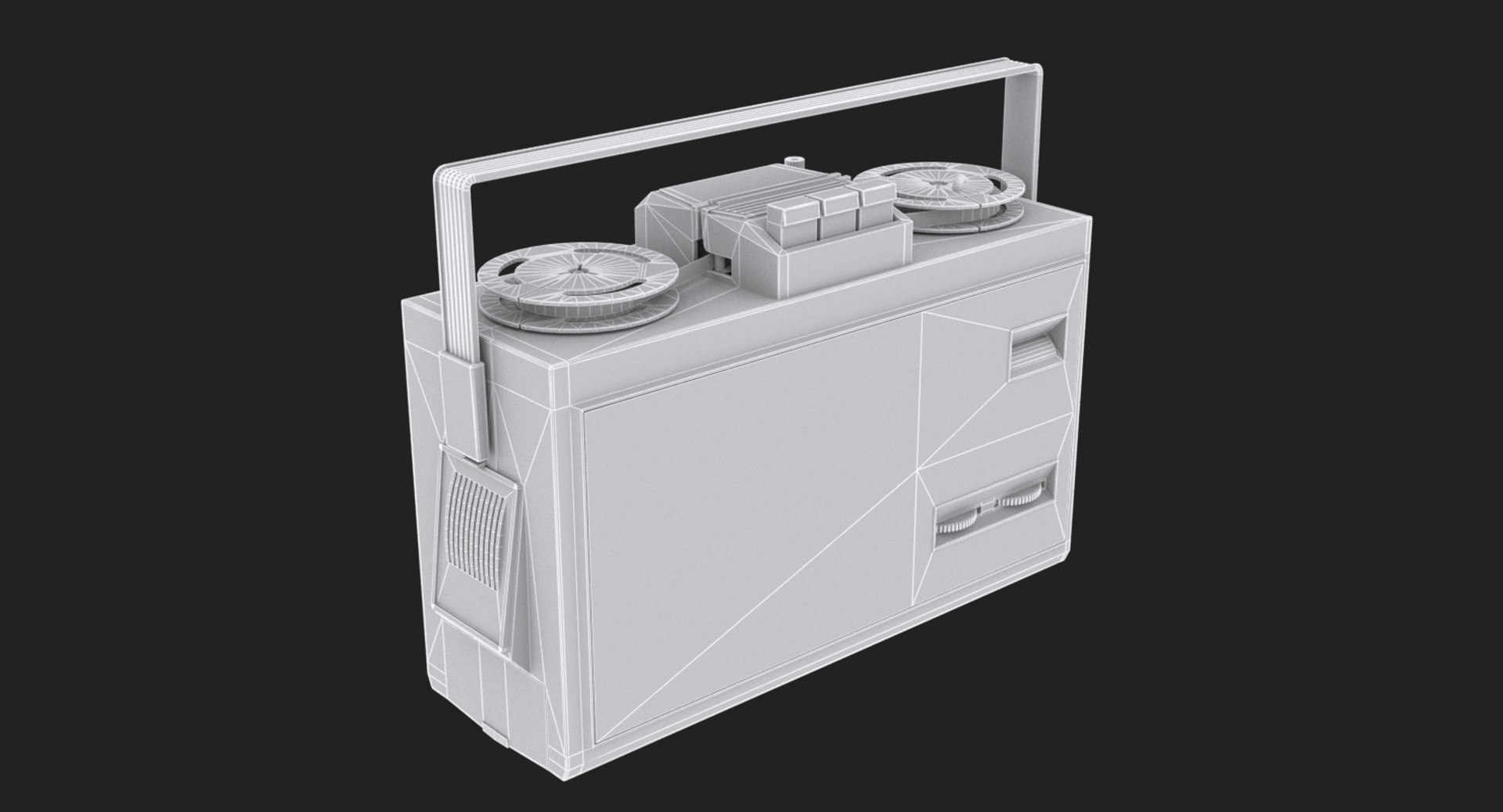 Tape Recorder 3D Model - TurboSquid 1274189