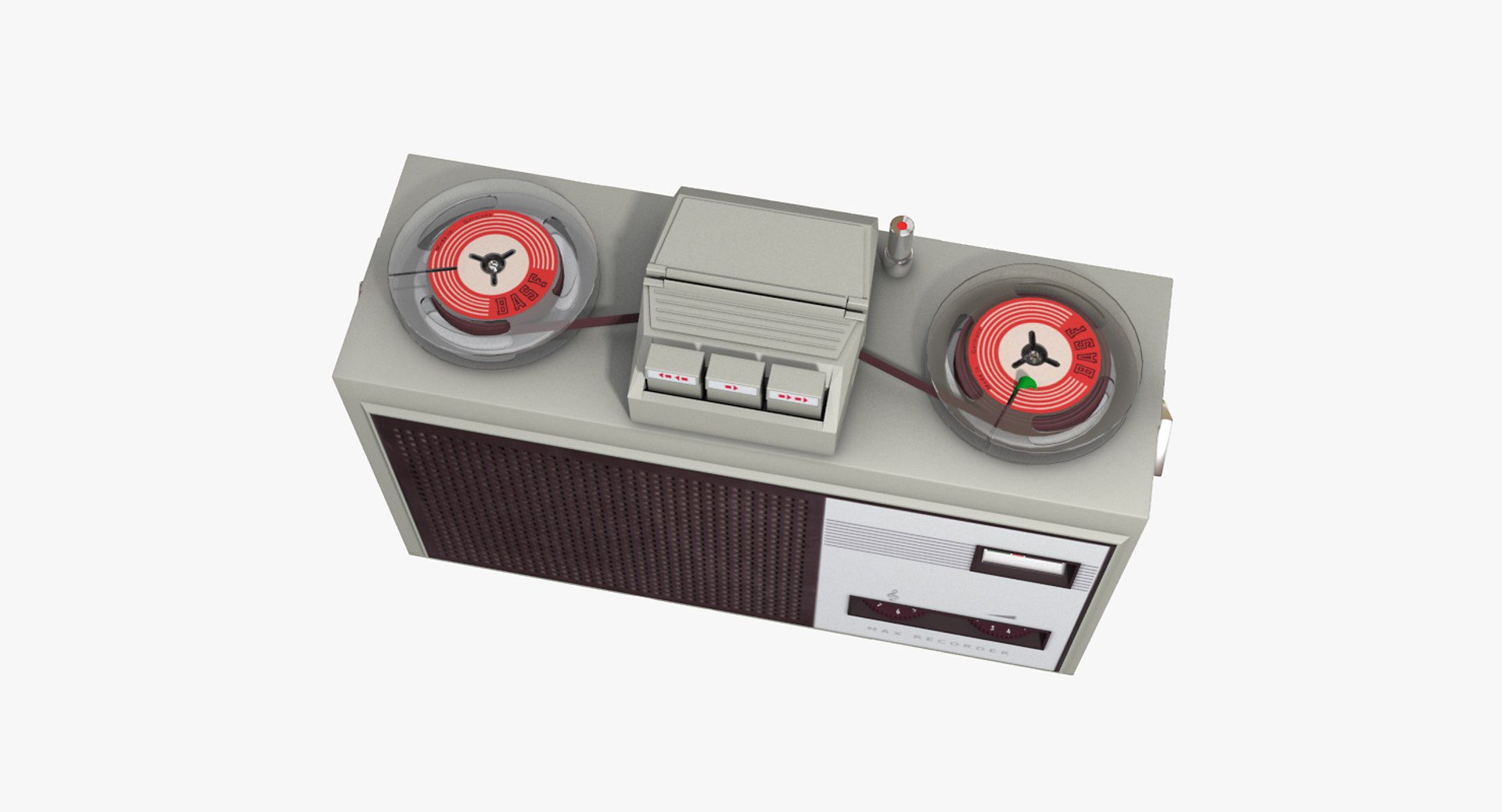 Tape Recorder 3D Model - TurboSquid 1274189