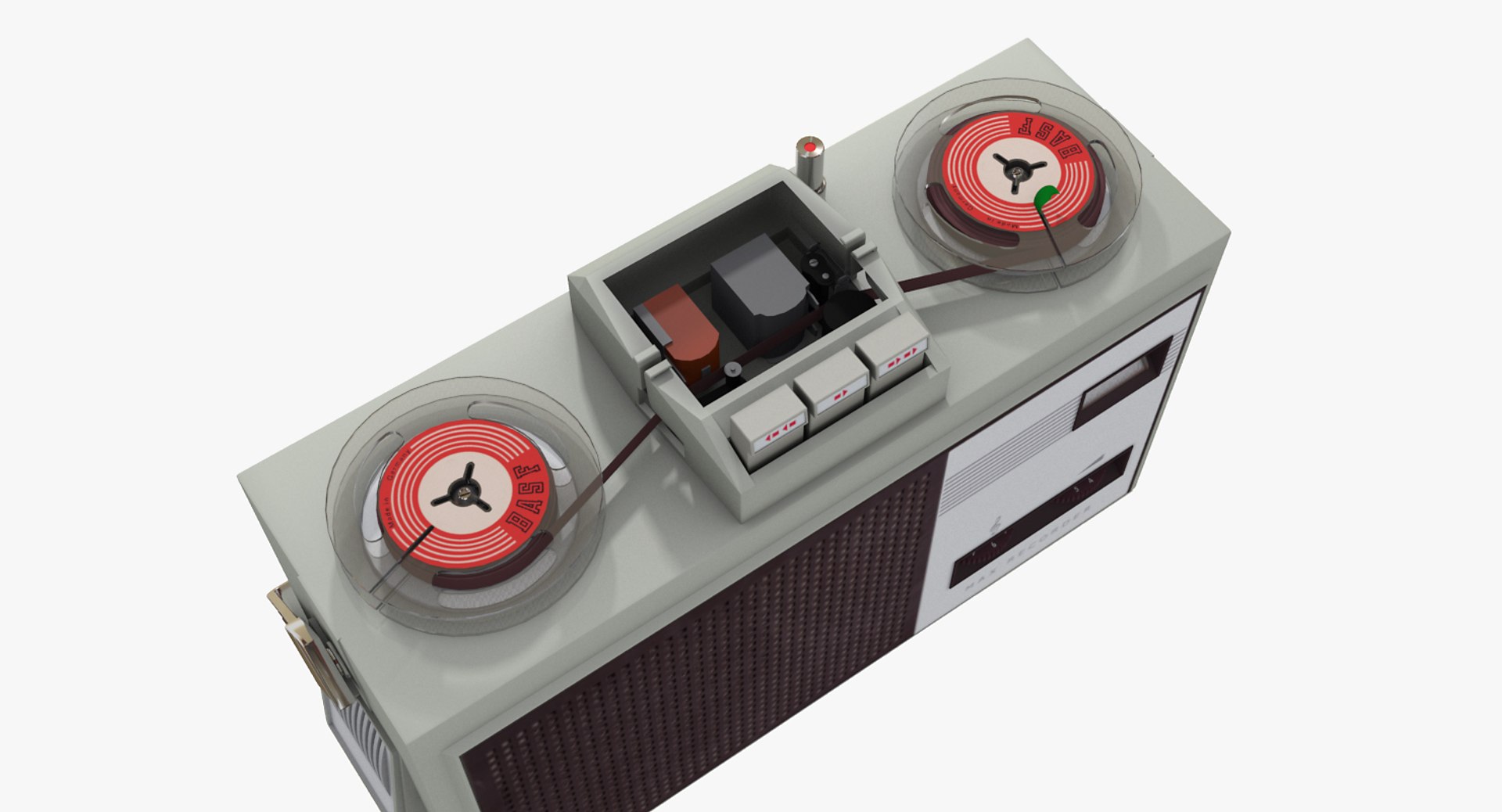 Tape Recorder 3D Model - TurboSquid 1274189