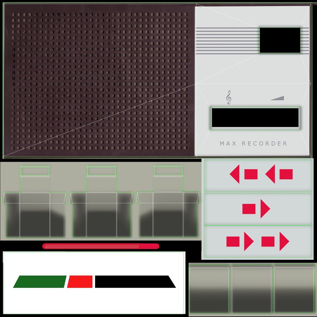 Tape Recorder 3D Model - TurboSquid 1274189