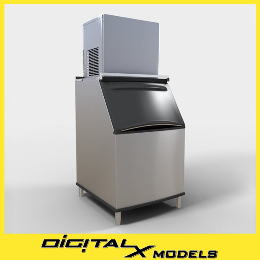 Commercial Ice Machine 3d Model