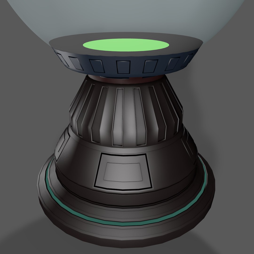 Sci Fi Liquid Container Model - TurboSquid 1457394