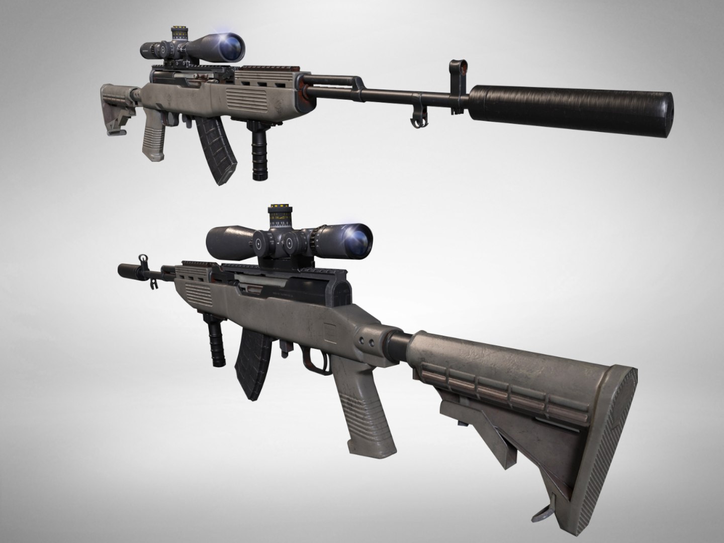Gun Range 3D Model - TurboSquid 1352425