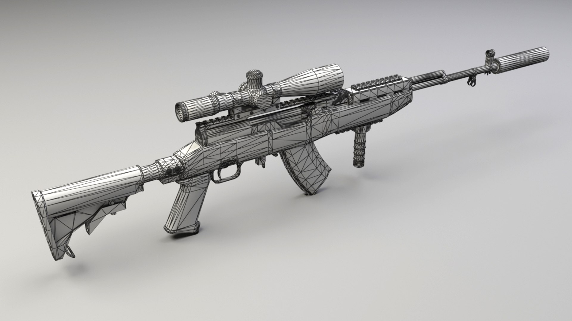 Gun Range 3D Model - TurboSquid 1352425