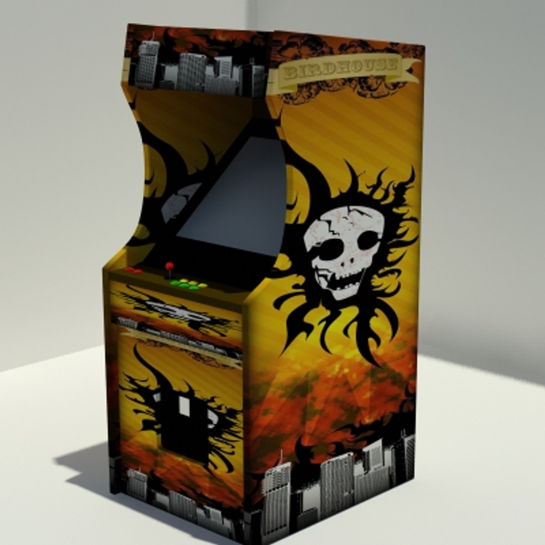 Retro Arcade 3d Model