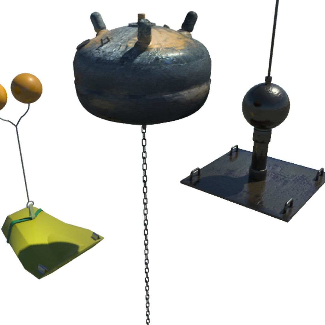 3d Model Mines - Bombs