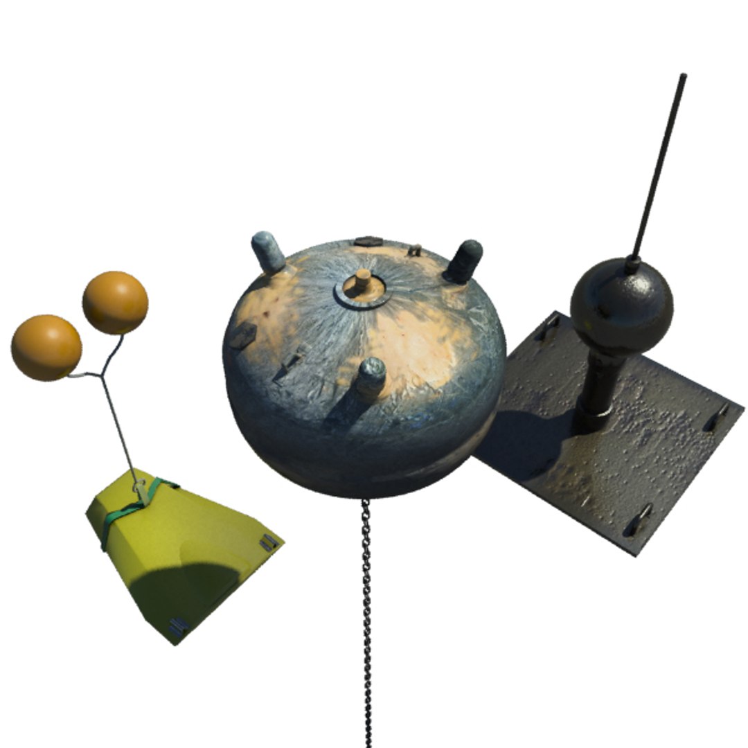 3d Model Mines - Bombs