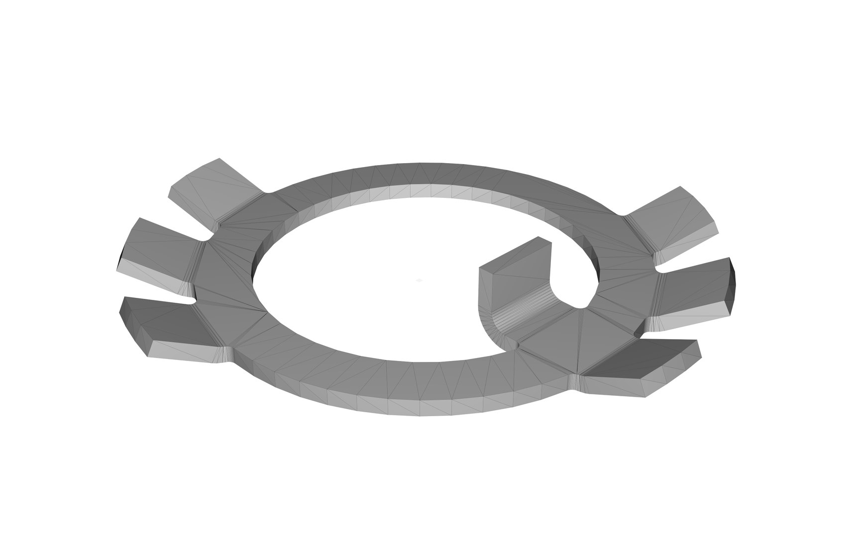 Locking Tab Washer 3D - TurboSquid 1525246