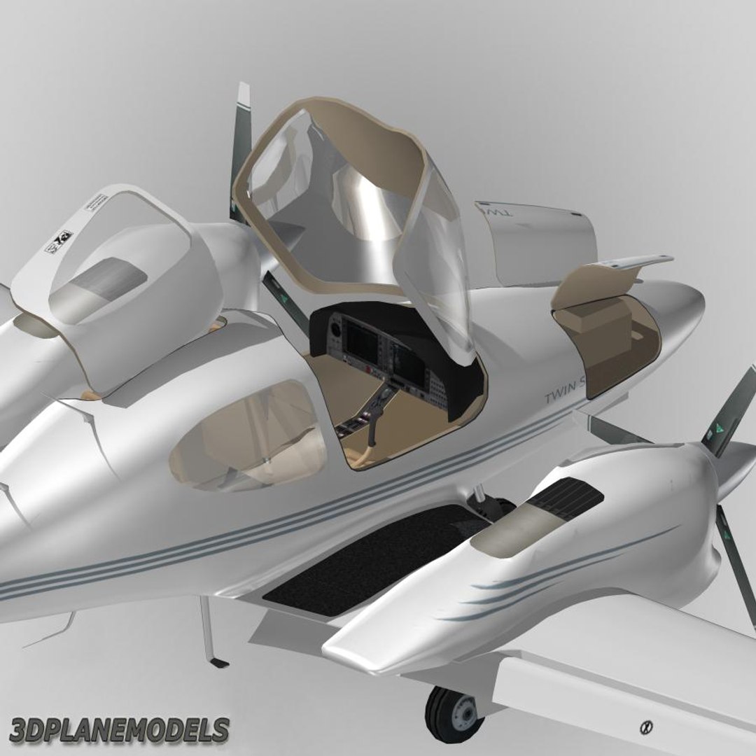 Diamond Da42 Twin Star 3d Model