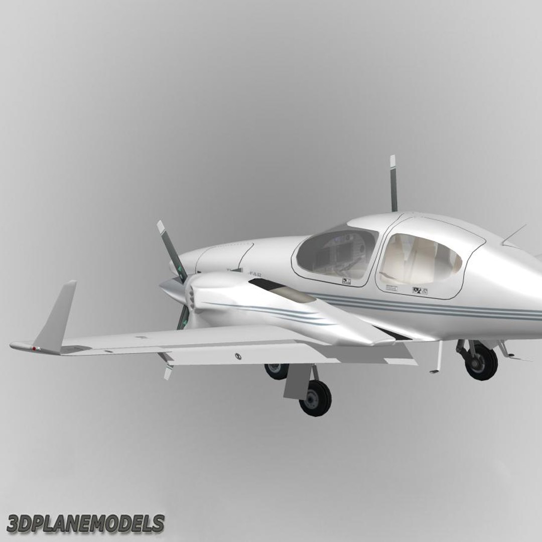 Diamond Da42 Twin Star 3d Model