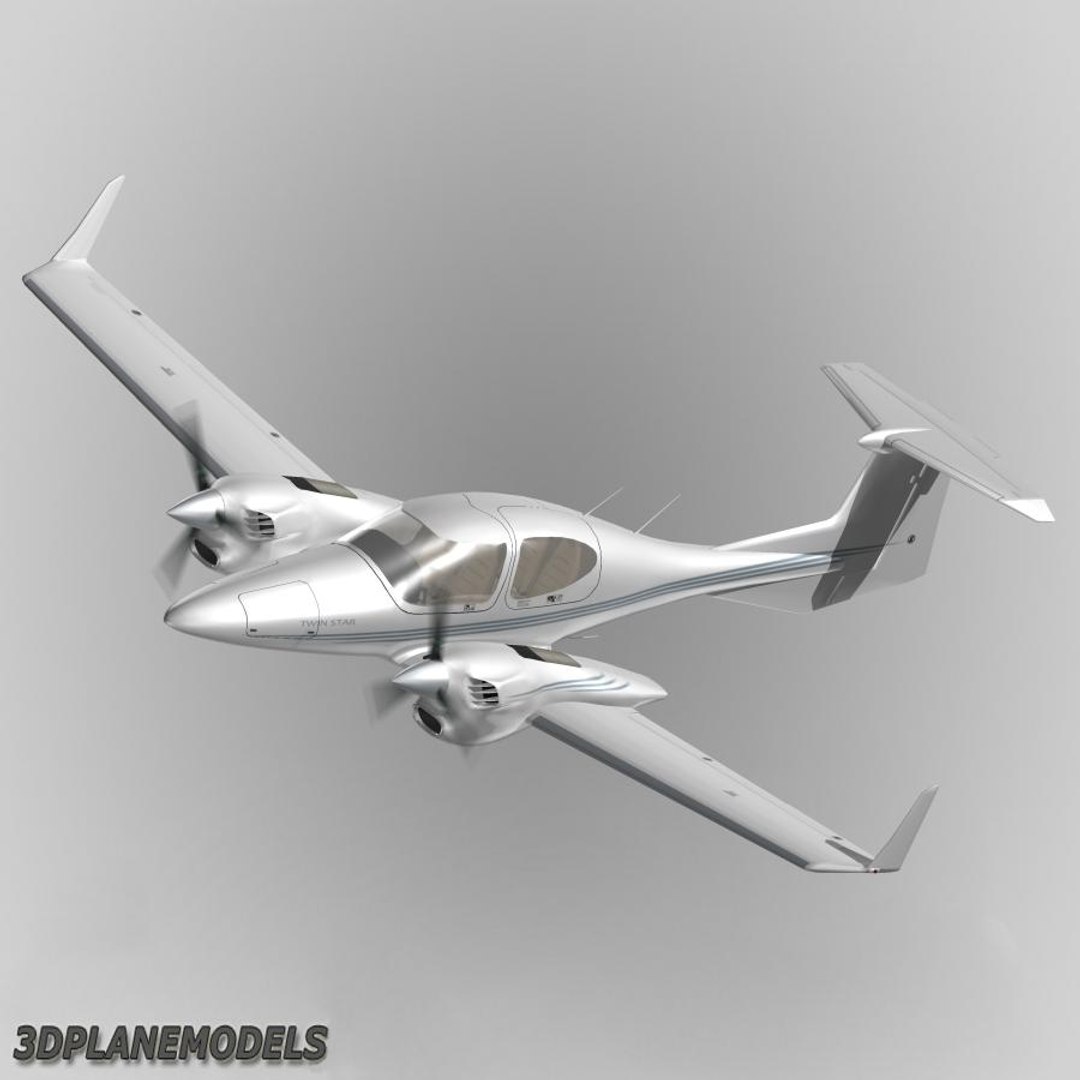 Diamond Da42 Twin Star 3d Model