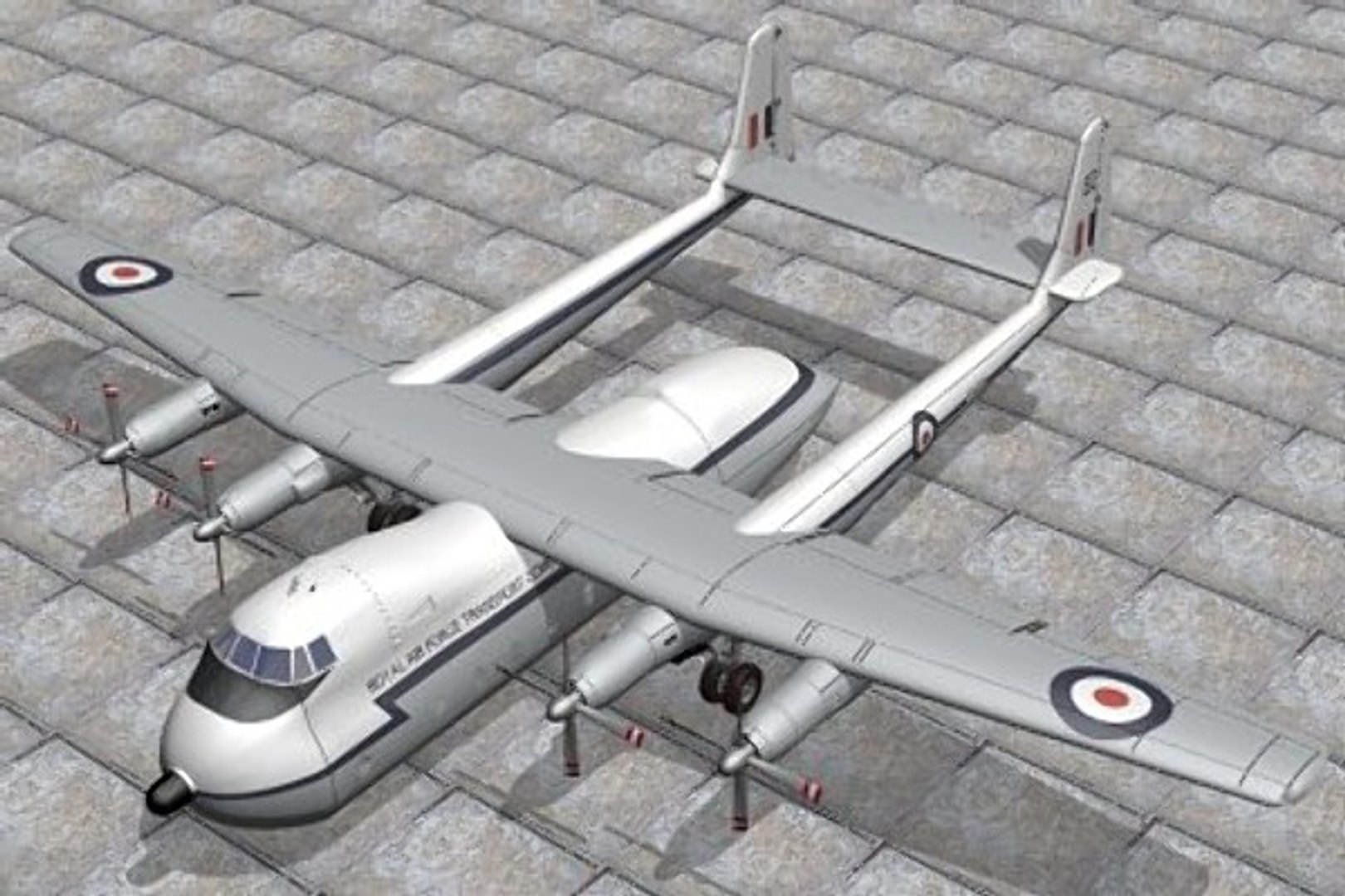 3d Model Armstrong Whitworth Argosy