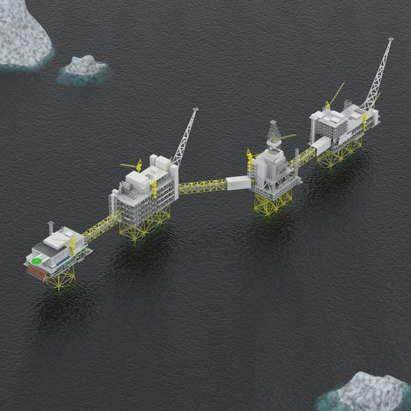 Oil rig platform fpso 3D model - TurboSquid 1194360
