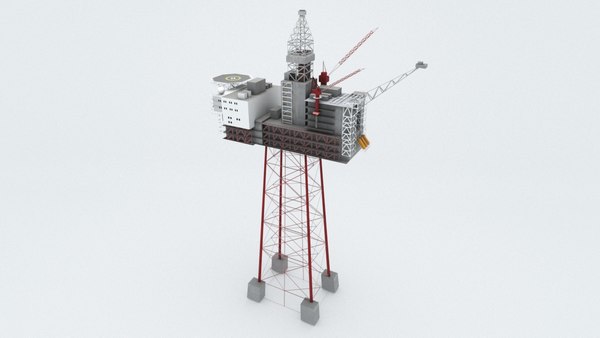 Oil rig platform fpso 3D model - TurboSquid 1194360