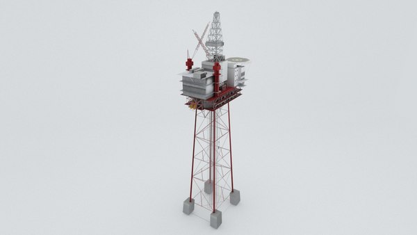 Oil rig platform fpso 3D model - TurboSquid 1194360