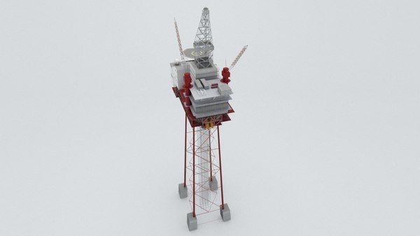 Oil rig platform fpso 3D model - TurboSquid 1194360