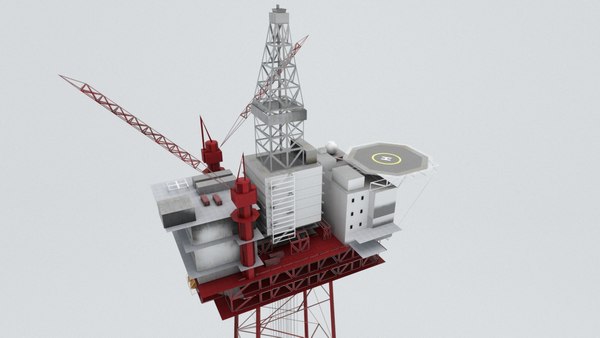 Oil rig platform fpso 3D model - TurboSquid 1194360