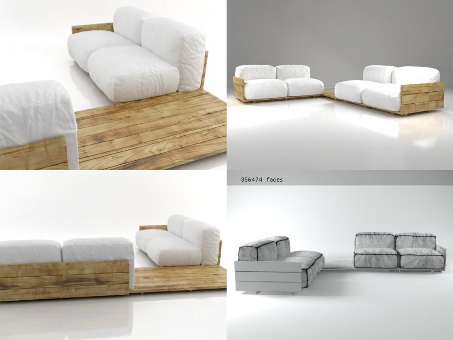 3D Pallet Set 02 - TurboSquid 1175584