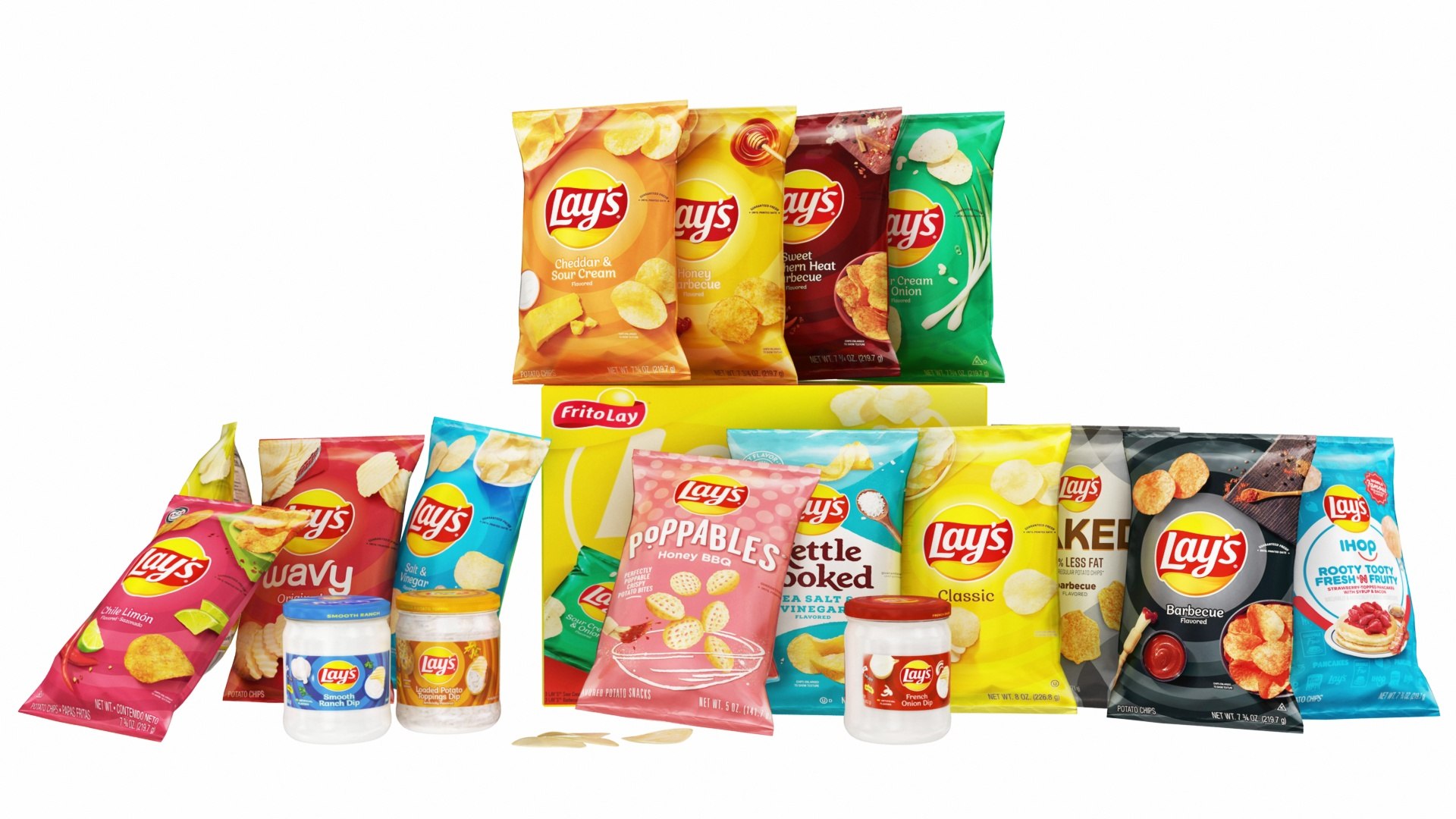 Doritos Lays Ruffles Collection 59 In 1 3D Model - TurboSquid 2297452